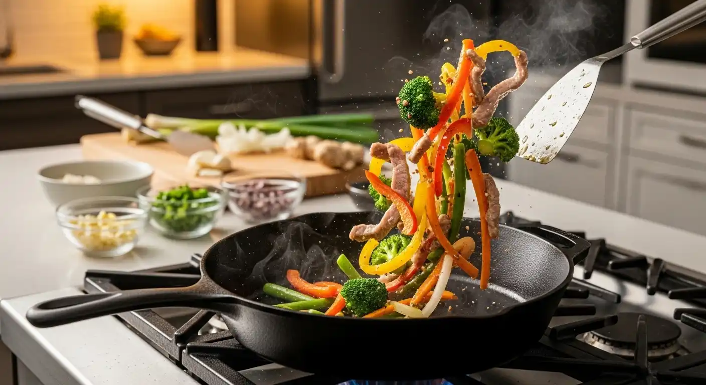 How To Stir Fry Without A Wok (and Still Get That Smoky Flavor)