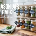 How To Make A Mason Jar Spice Rack