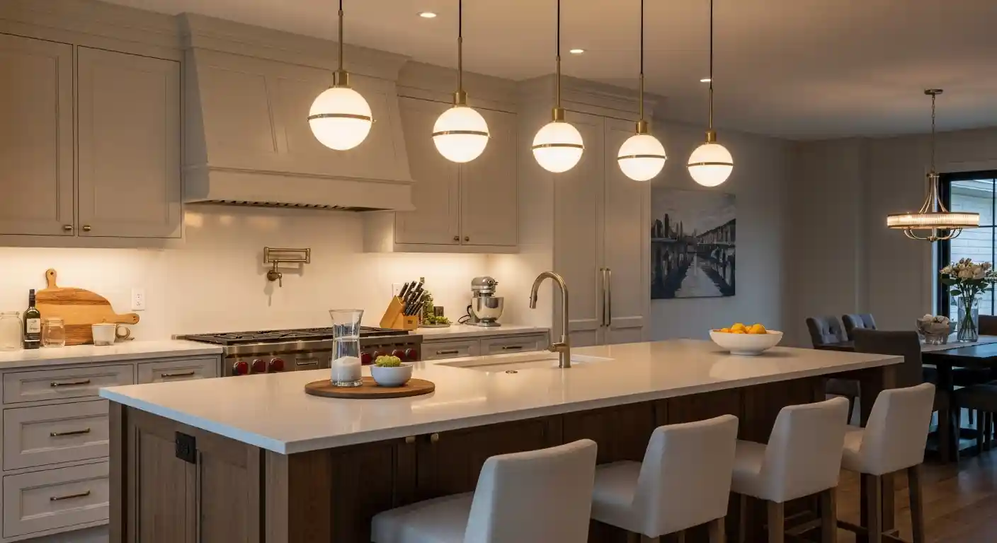 15 Stylish Kitchen Lighting Ideas Over Island
