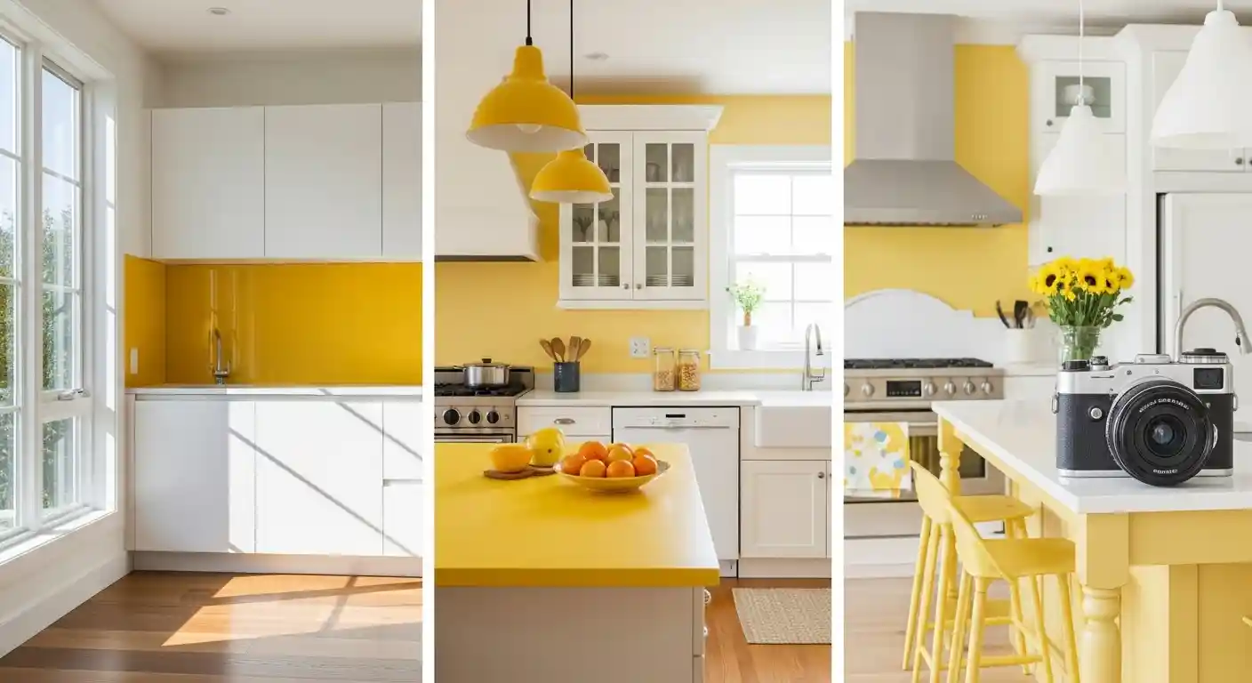 16 Warm And Vibrant Yellow Kitchen Color Ideas