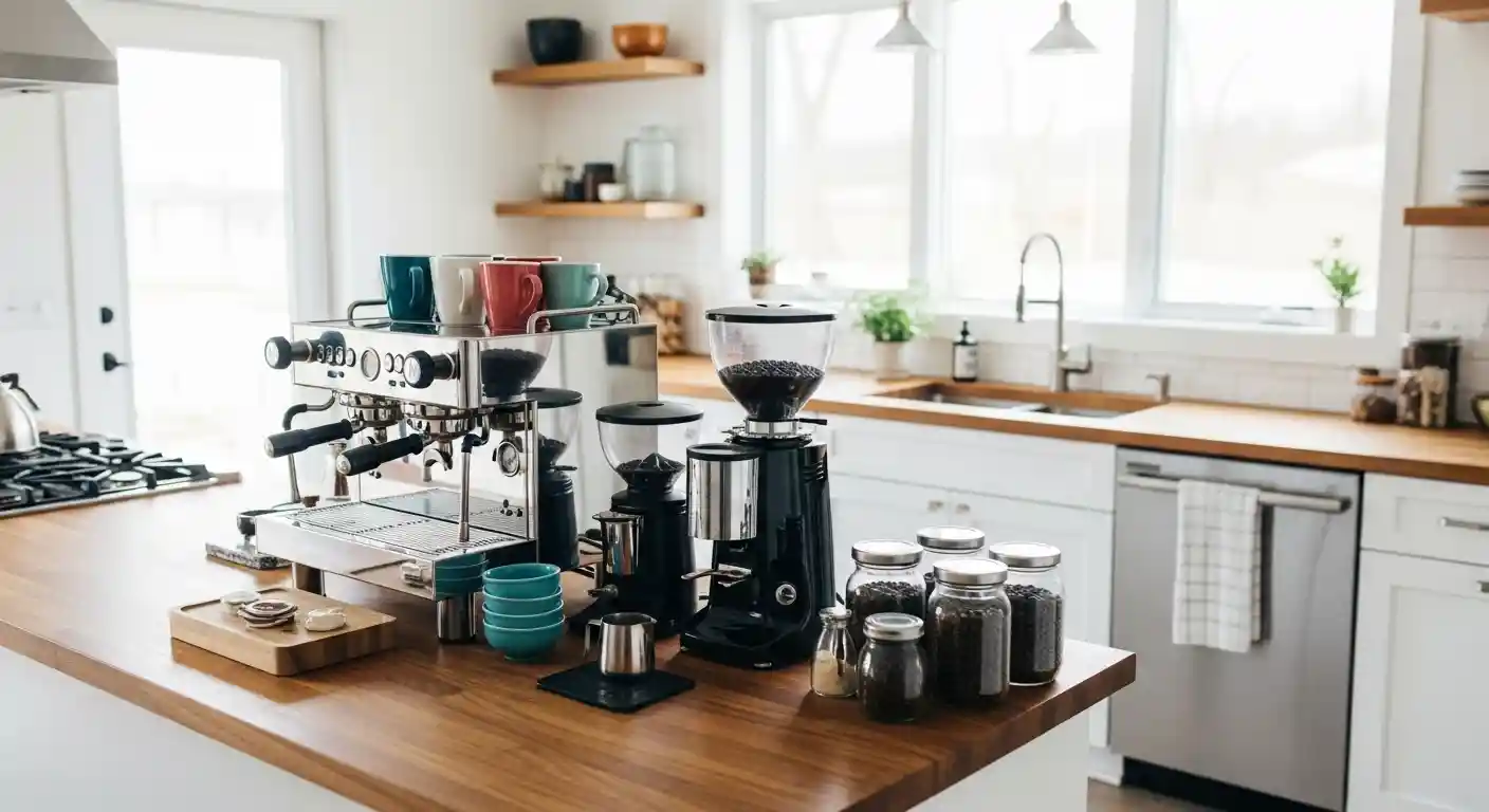 25 Creative Coffee Station Kitchen Ideas That Save Space