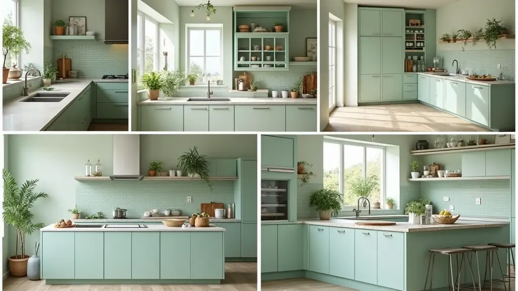 21 Stunning Light Green Kitchen Ideas (You Won't Believe #15)