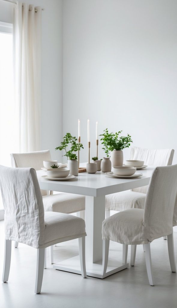 White Dining Table Decor Ideas: 25 Ways To Refresh Your Space