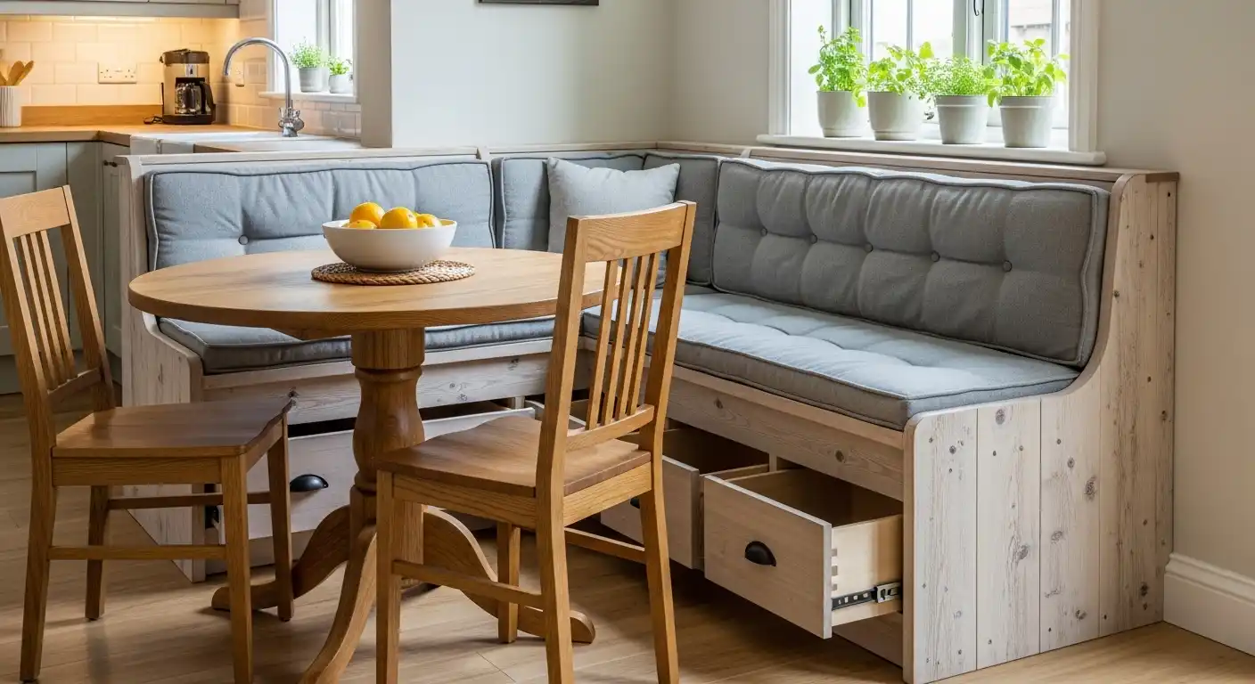 DIY Breakfast Nook Bench: 21 Smart Ways To Add Seating
