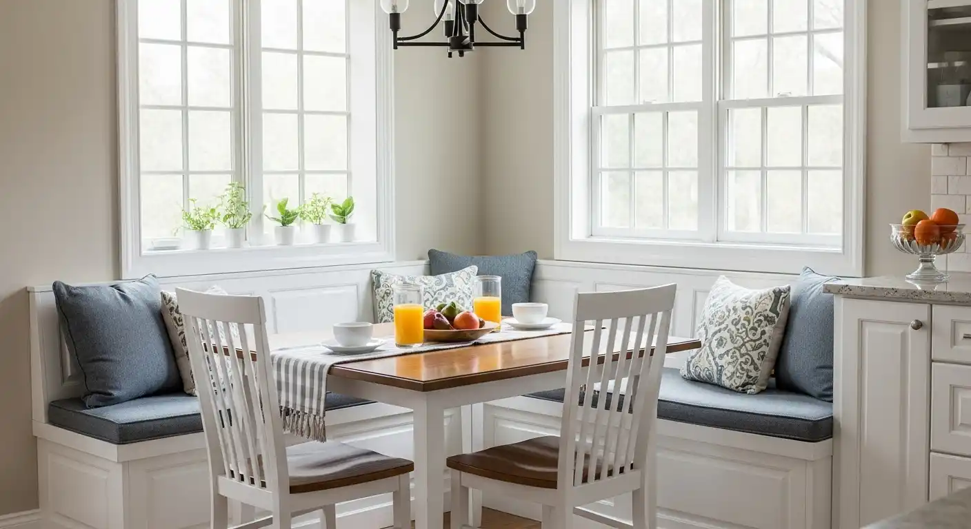 25 Corner Breakfast Nook Ideas To Transform Your Small Kitchen