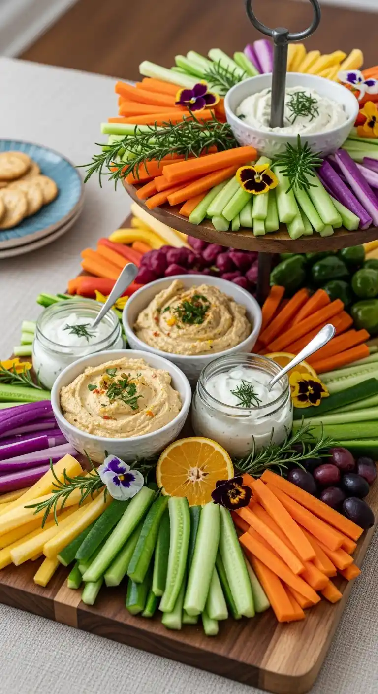 21 Easy & Aesthetic Thanksgiving Vegetable Tray Ideas