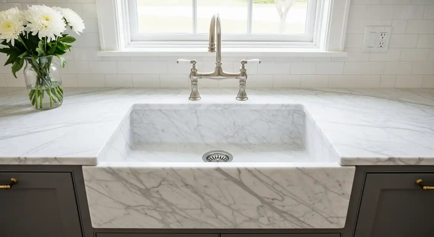Calacatta Marble Sink Ideas: 23 Elegant Designs