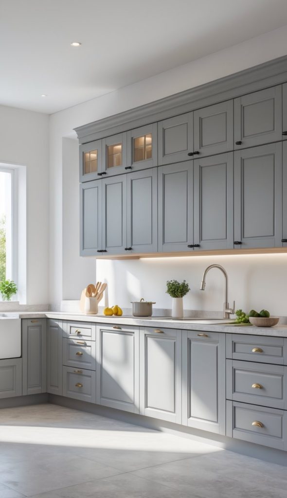 15 Gray Kitchen Cabinets Ideas To Refresh Your Space Easily