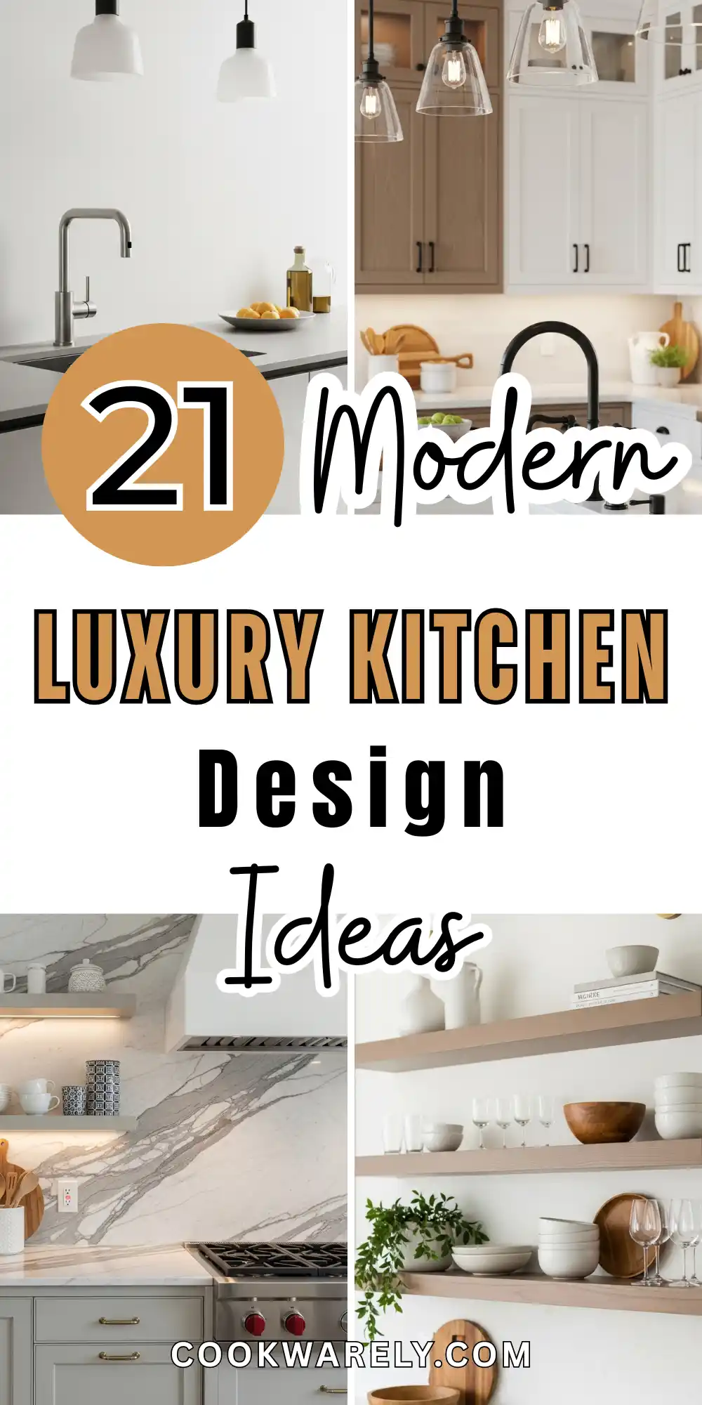 Modern Luxury Kitchen Design Ideas: 21 High-End Looks To Explore